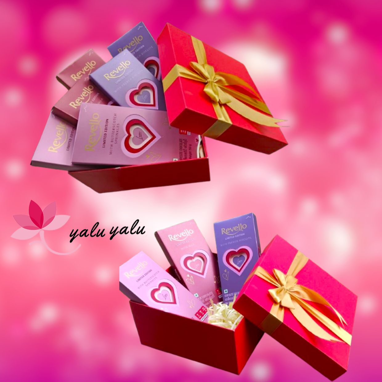 Valentine Sweet Affection - Revello Chocolate Box by Yalu Yalu | Deliv
