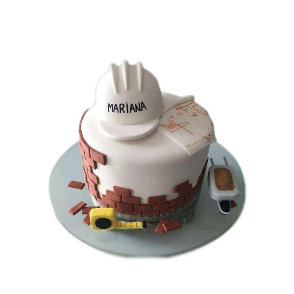 Contractors Themed Surprise Birthday Cake by Yalu Yalu